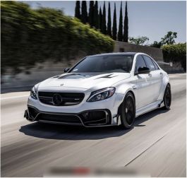 Mercedes W205 C63 Sedan wide body kit