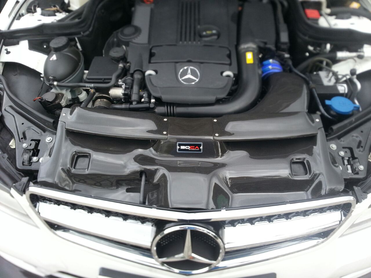 Mercedes Benz C200 1.8L and C250 CGI W204 - Carbon Cold Air intake ...
