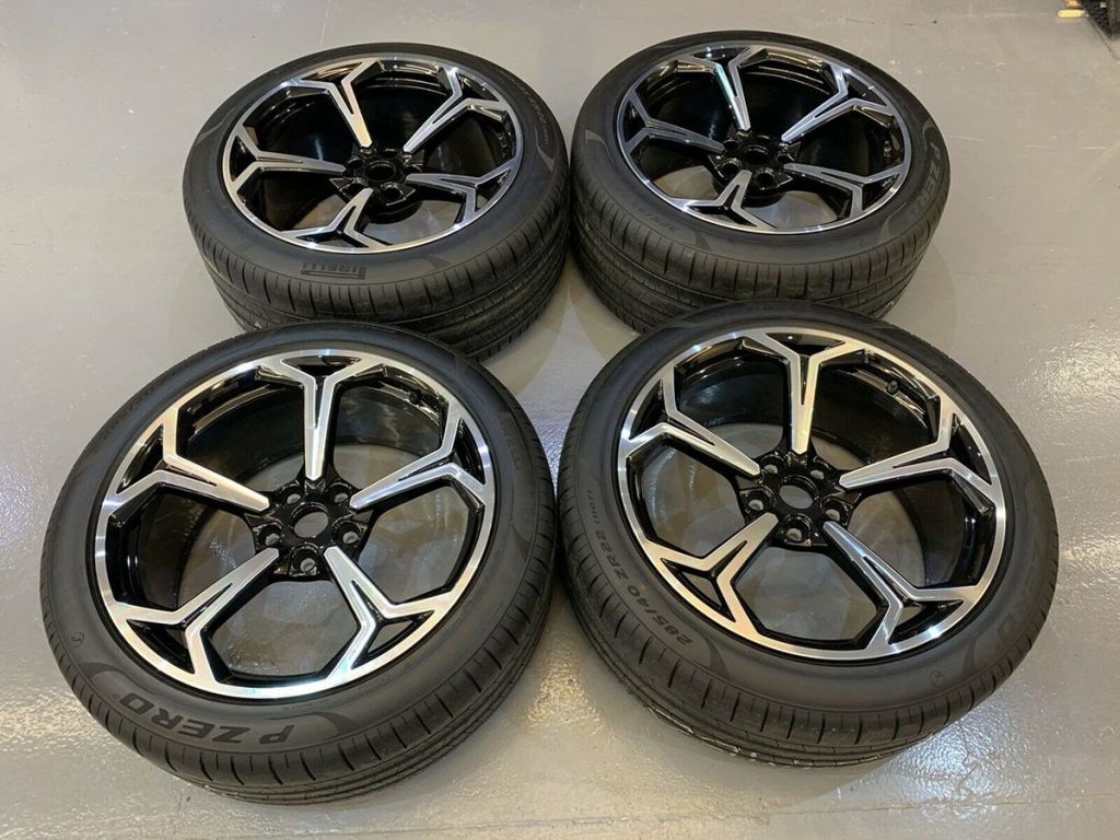 LAMBORGHINI URUS 22 NATH WHEELS TYRES ALLOY SET 22 - BLACK MACHINE ...