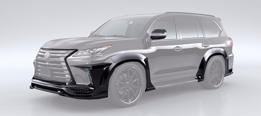 LEXUS LX 570 Carbon Fiber BODY KIT for 2015-2017 and new facelift 2018 ...