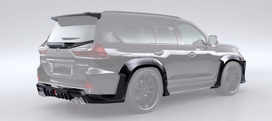 LEXUS LX 570 Carbon Fiber BODY KIT for 2015-2017 and new facelift 2018 ...